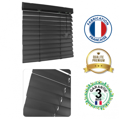 Store Vénitien Aluminium 50 mm PREMIUM - Fabrication Française